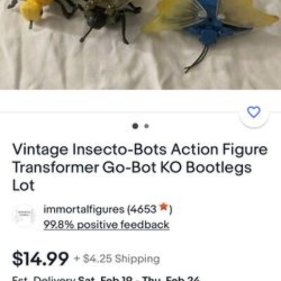 Toys | Vintage Insectobots Action Figure Transformer Gobot Ko Bootlegs ...